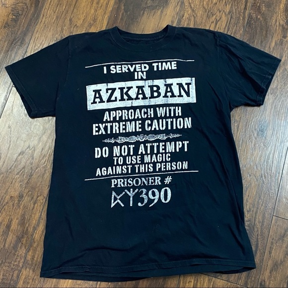 Universal | Shirts | Universal Harry Potter Azkaban Shirt Size Large ...